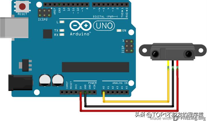 LabVIEW controls Arduino to realize infrared distance measurement ...