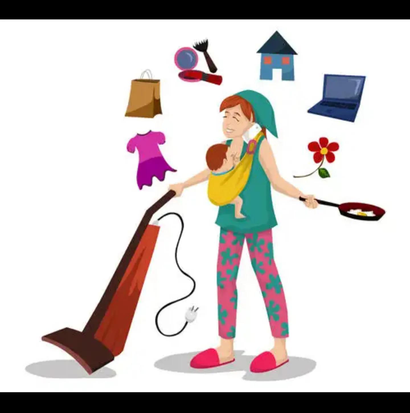 The worst thing for housewives is to sweat and finish the housework and ...