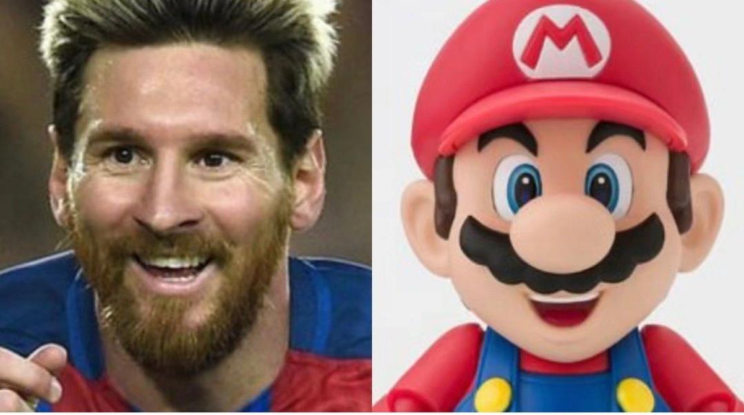 How many cartoon characters Messi "bumped into the face" - iMedia