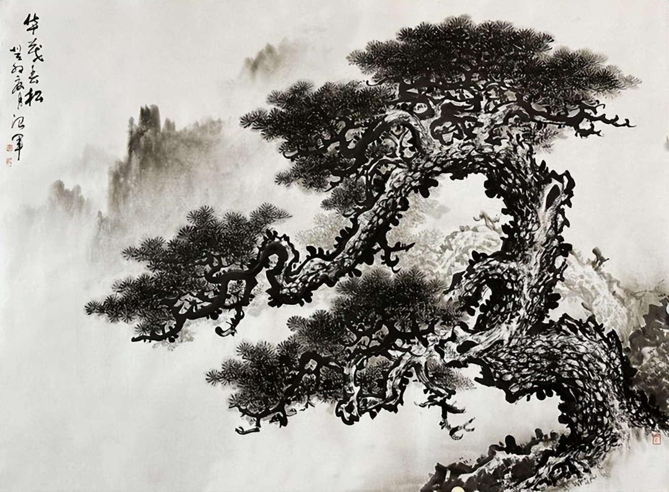 Famous painter Tong Zhijun: Song Gao Lingfeng has a panoramic view of ...