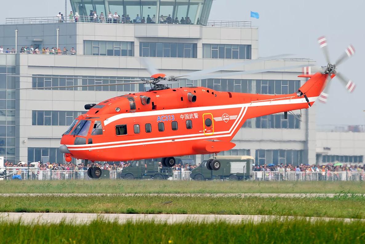 AC313A large helicopter, multi-party integration of advanced technology ...