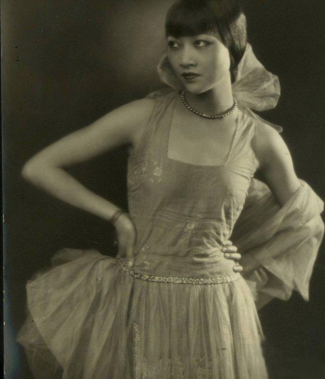 During the Republic of China, old photos of the famous actress Anna May ...