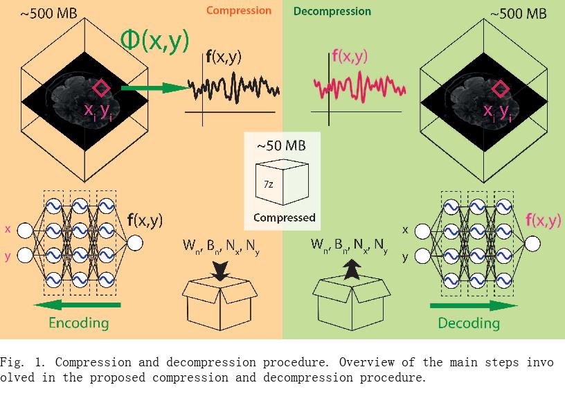 Lossy compression of multidimensional medical images using sinusoidal ...