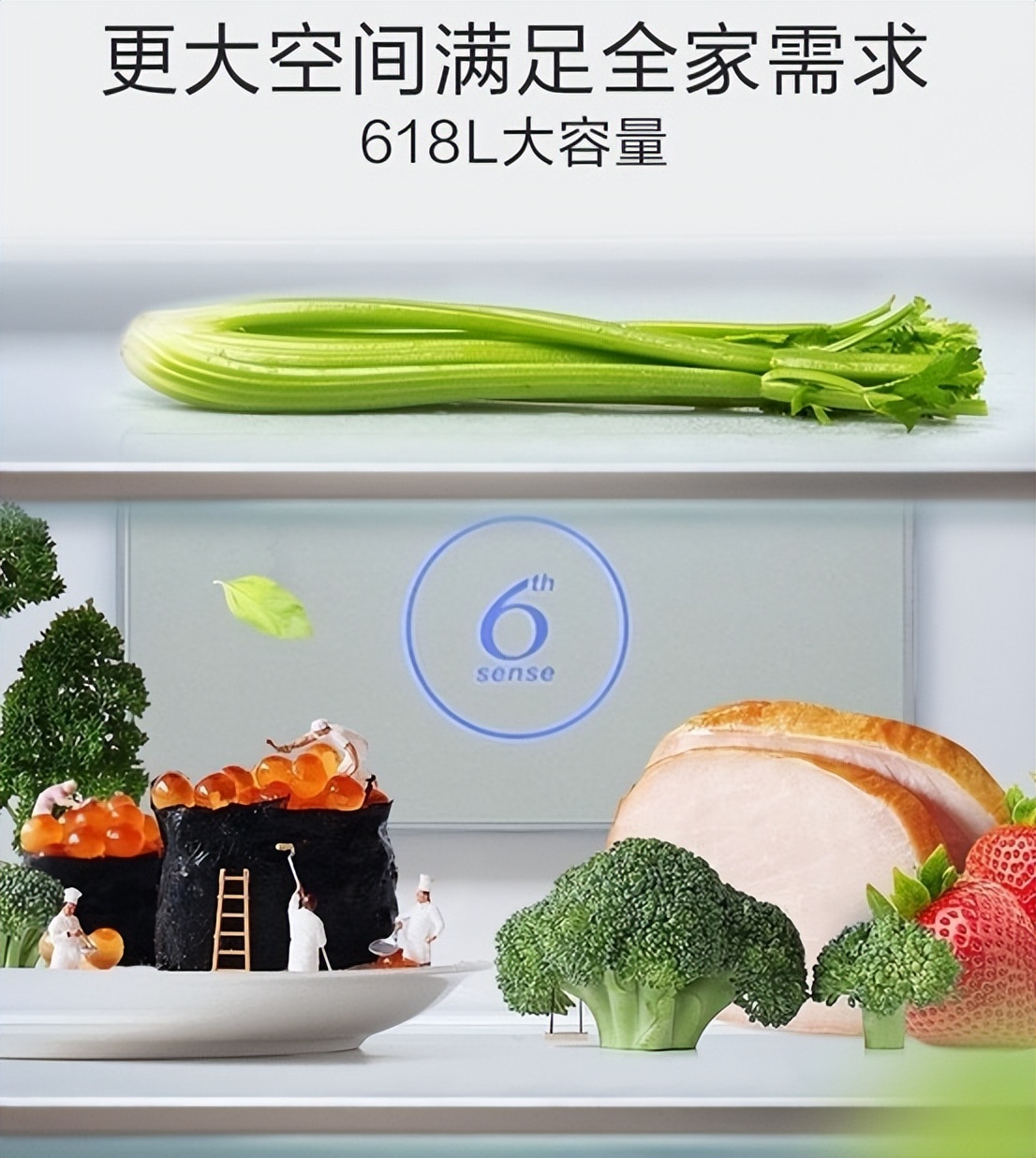 Whirlpool's large-capacity frozen age series refrigerators store fresh ...