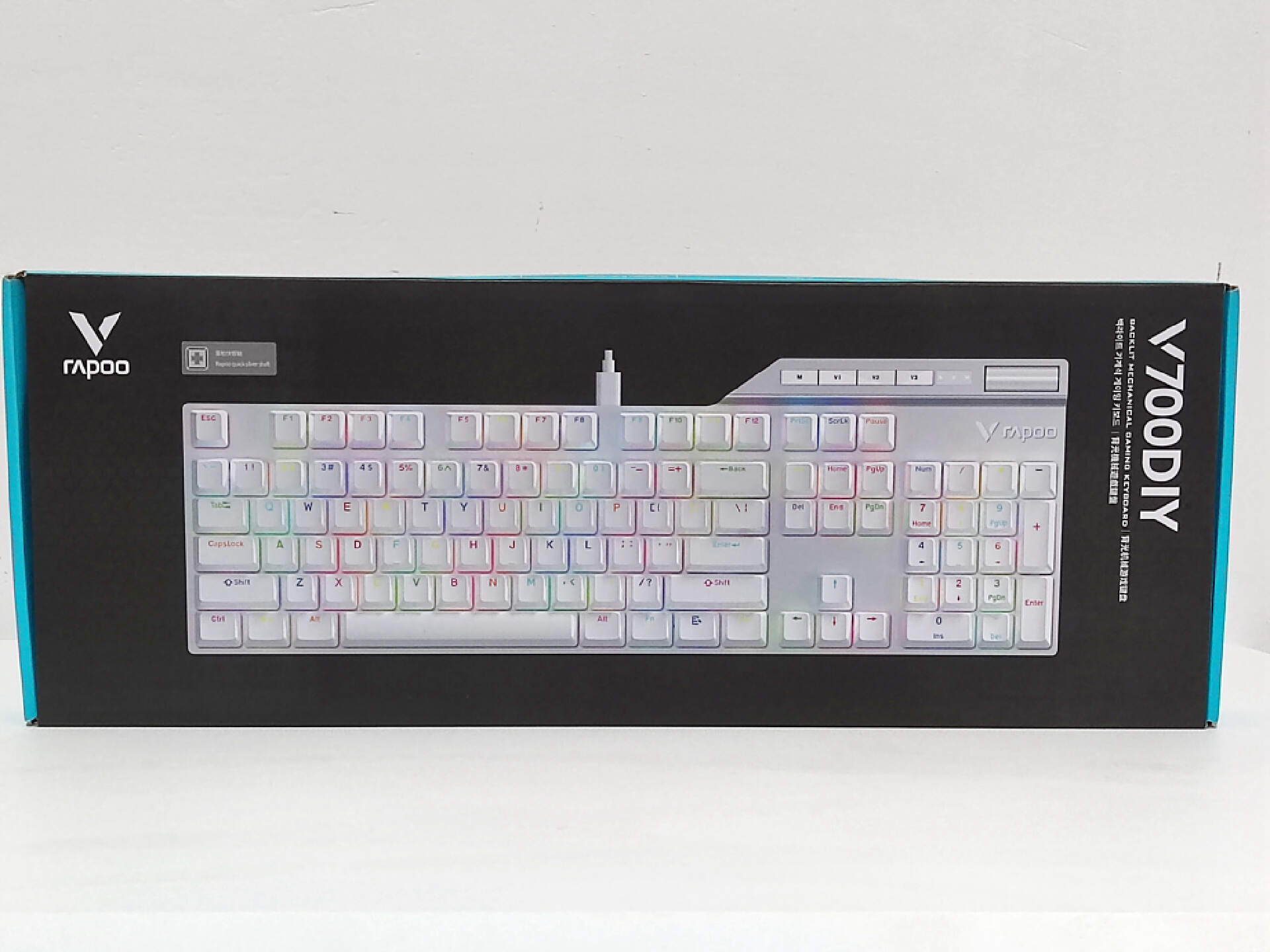 A keyboard can have a variety of different feel? Let's take a look at the Rapoo V700 DIY RGB ...