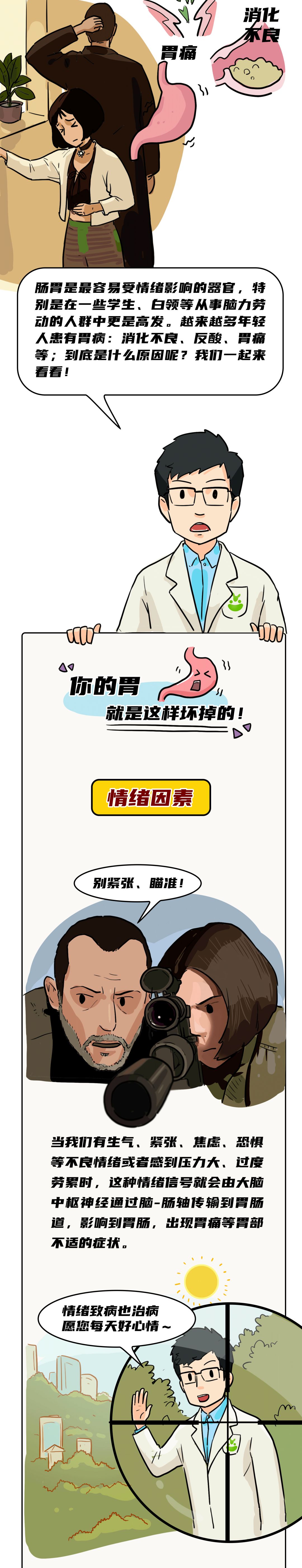 "After falling in love, my stomach problems are all healed" (comic) Can love cure stomach pain ...