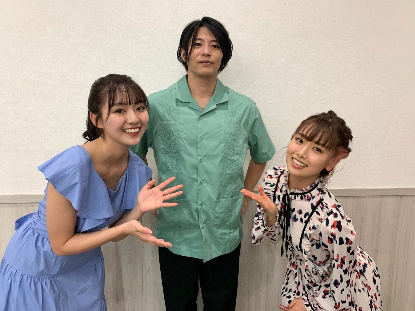 Yoko and Yuuna are guests in "Zunya's House", and the image of ...