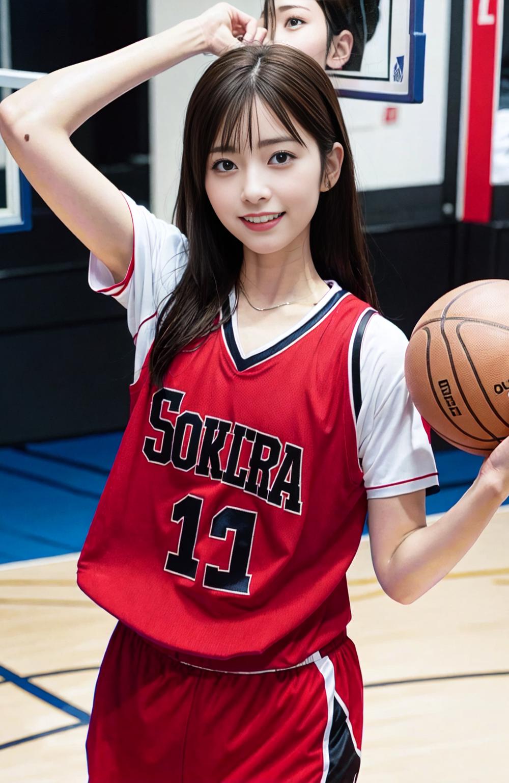 AI再現經典動漫《灌籃高手》女主，赤木晴子真人版驚艷登場！ - 頭條匯