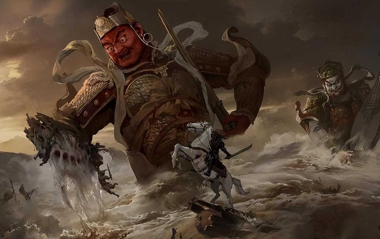 The second concept picture shows the three-headed Dharma image of ...