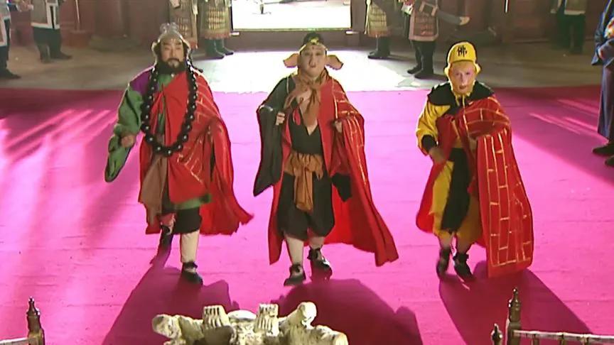 Tang Seng and his three apprentices - Monkey King, Zhu Bajie and Drifting Monk, have gone ...