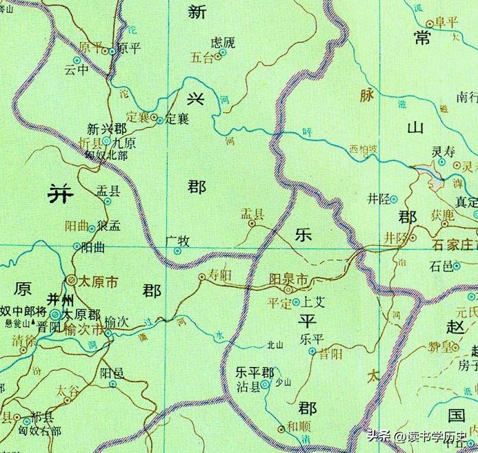 Through the map, understand the historical changes of Yangquan City ...