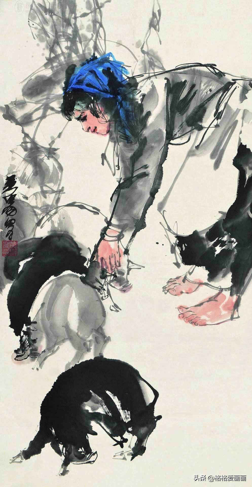 "Everything goes well" written by the master Huang Zhou, looks so kind ...