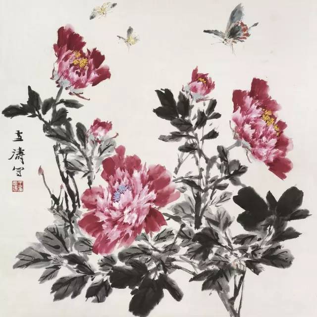 Zhang Jianjing: The Luoyi Painter's Peony Is Prosperous - iNEWS