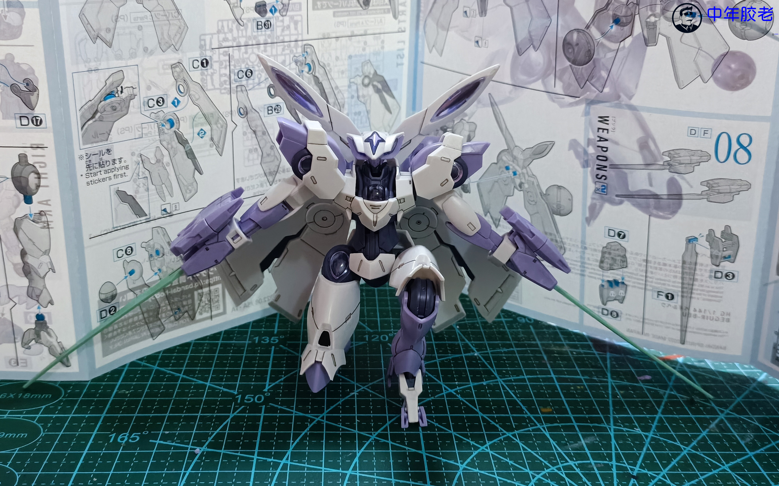 Middle-aged glue old Bandai HG 1/144 BEGUIR-BEU Mercury's Witch Heresy ...