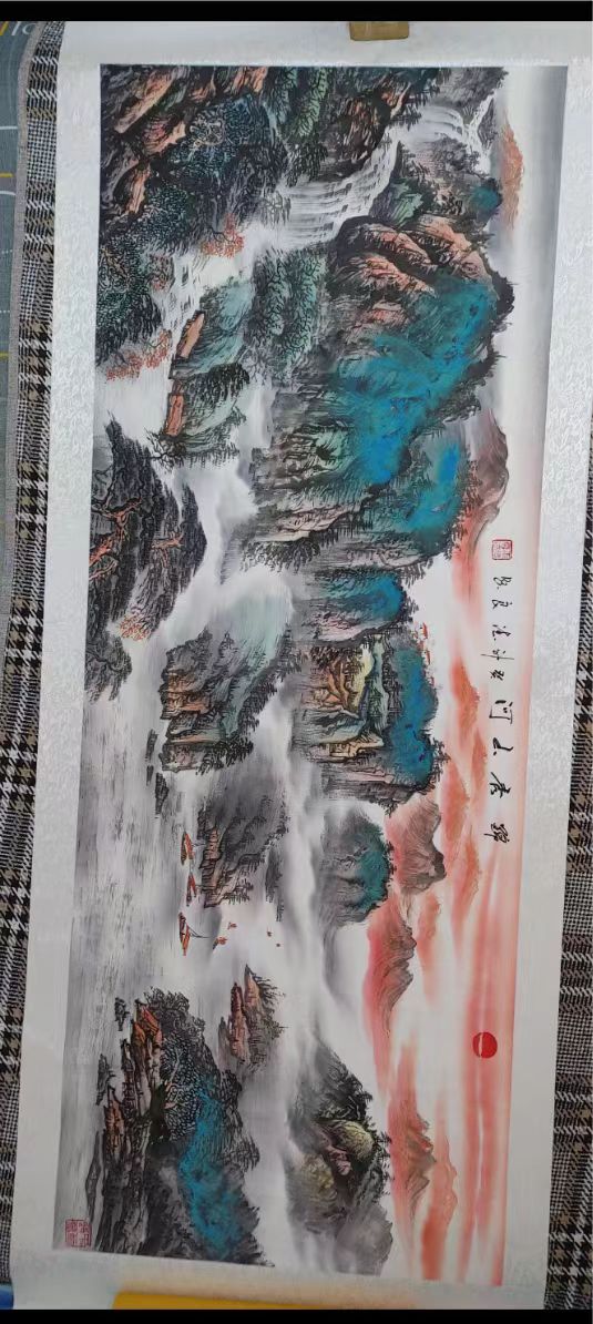 Wang Deliang's landscape painting - iNEWS