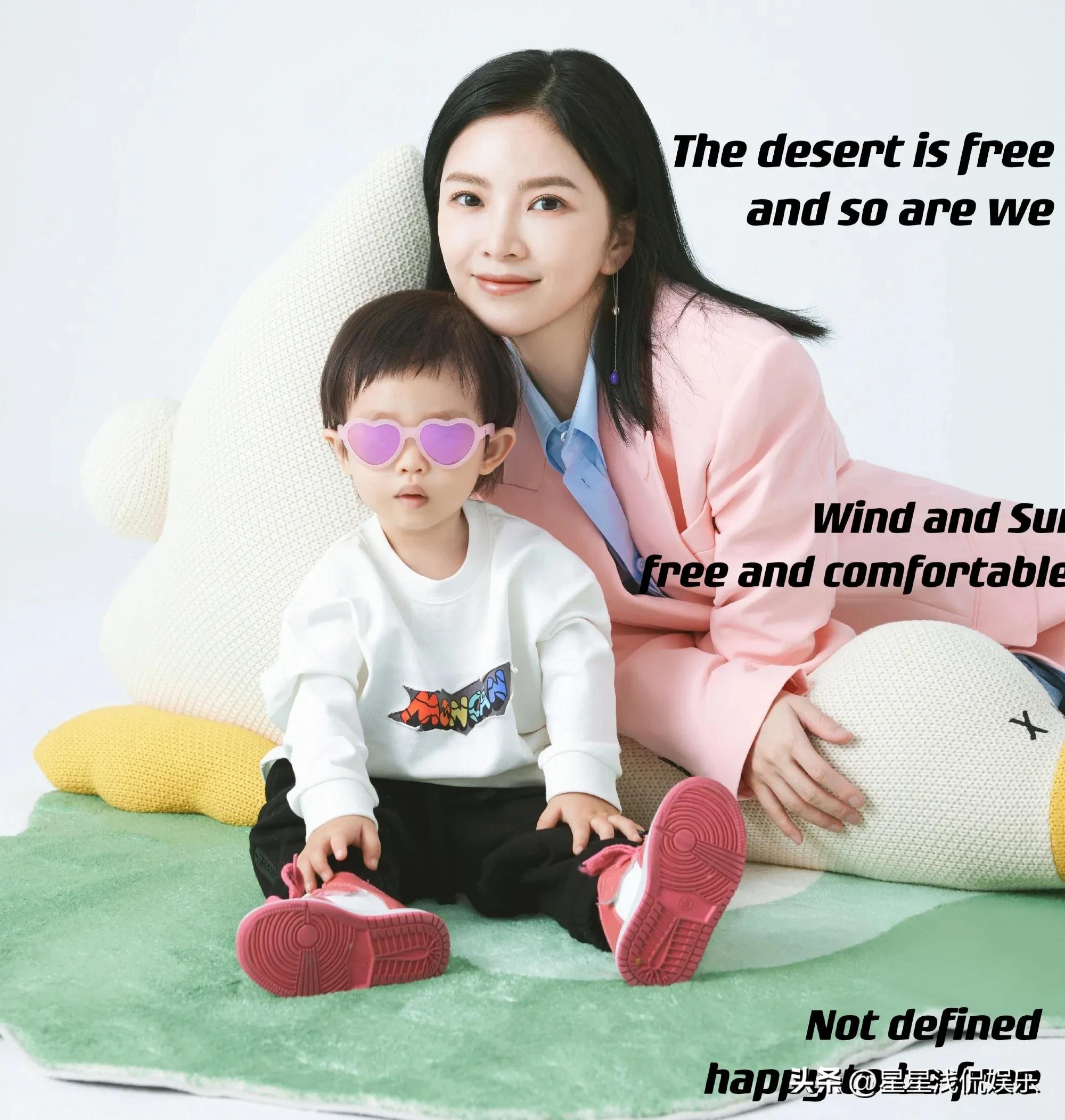 Wang Can's debut with her daughter's magazine, she is full of star ...