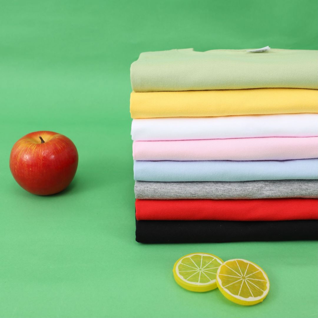 Fancy this summer, solid color customizable T-shirts will make you full ...