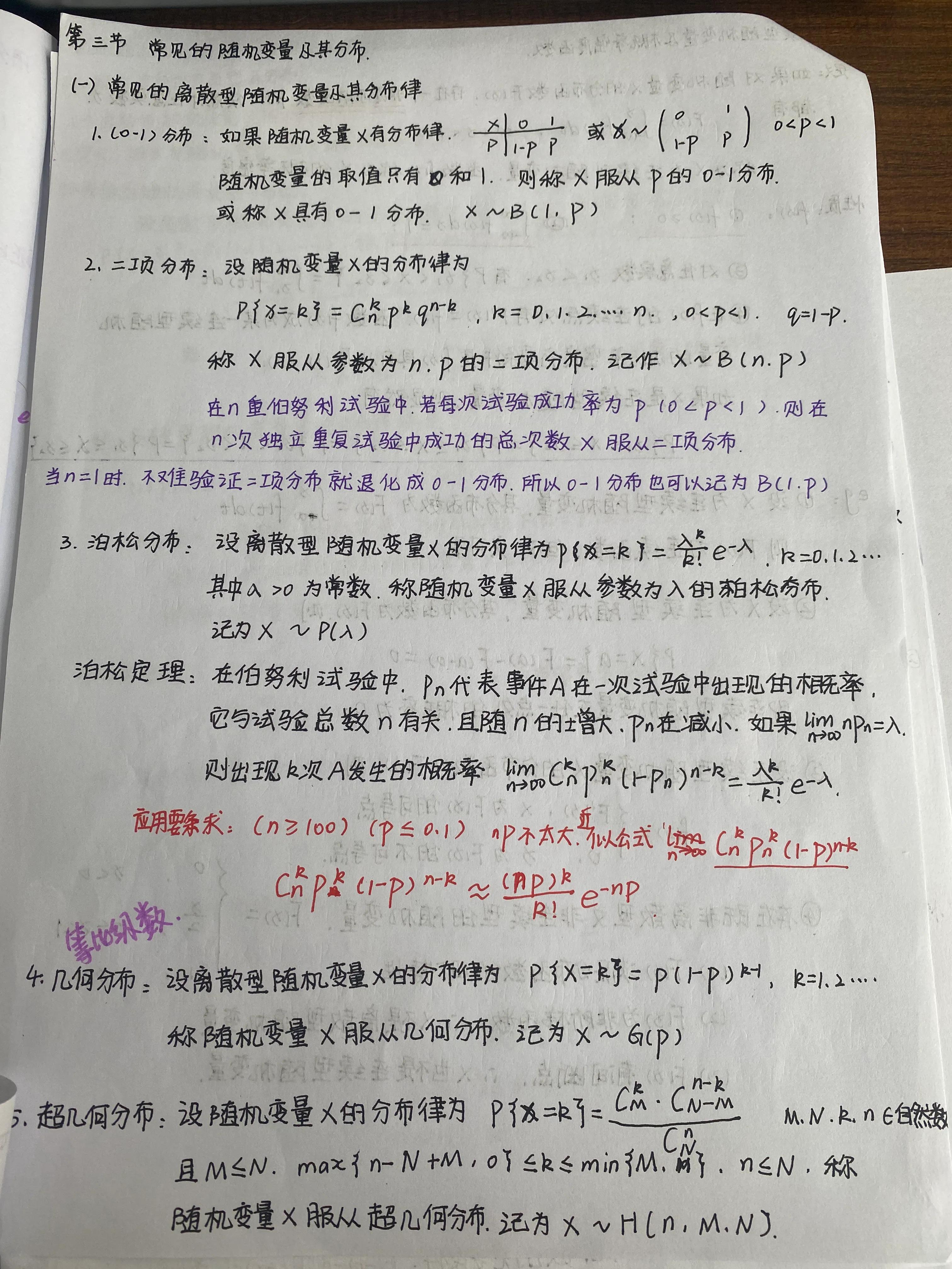 Common discrete random variables (1) - iNEWS