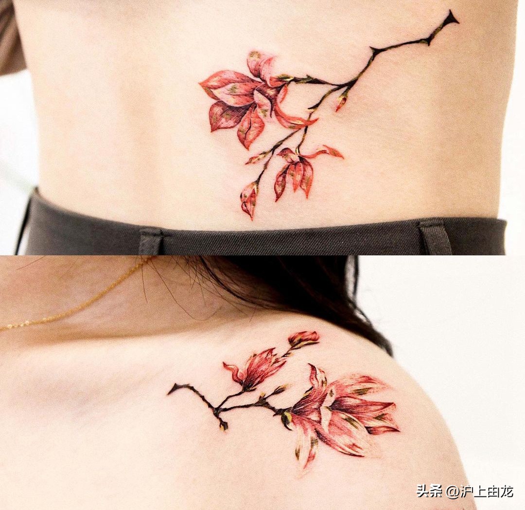 Delicate and delicate small fresh plant tattoos are the favorite of ...