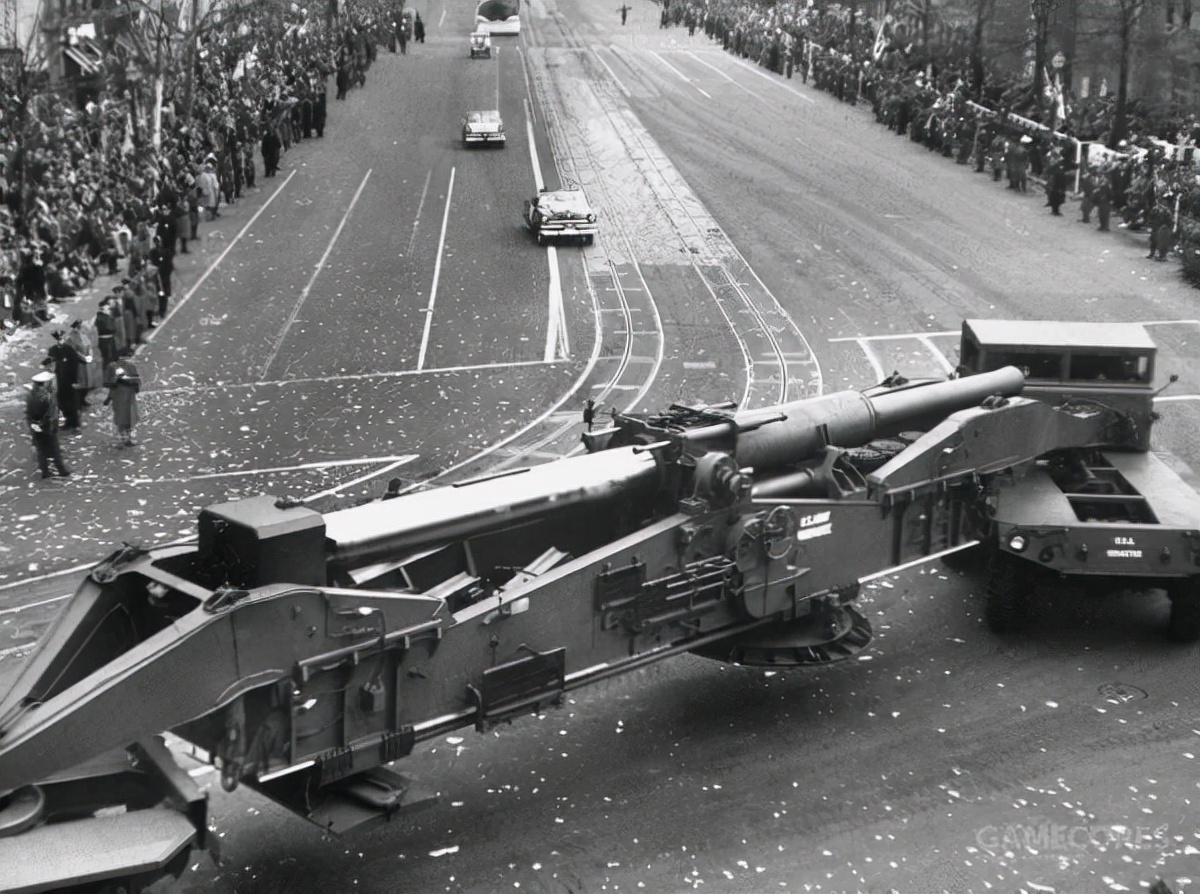 U.S. military's only nuclear bomb experiment-test firing of the M65 ...