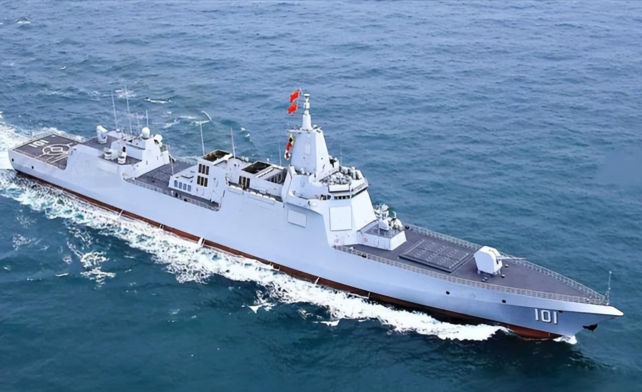 The 055 large-scale drive showed its strength, and fired more than ten ...