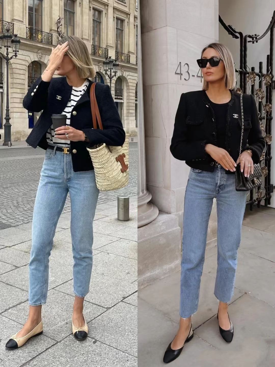 It is more elegant to wear pencil pants in autumn. In addition to ...