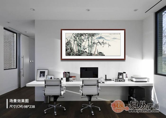 What to hang in the office? Li Guosheng's landscape paintings are ...