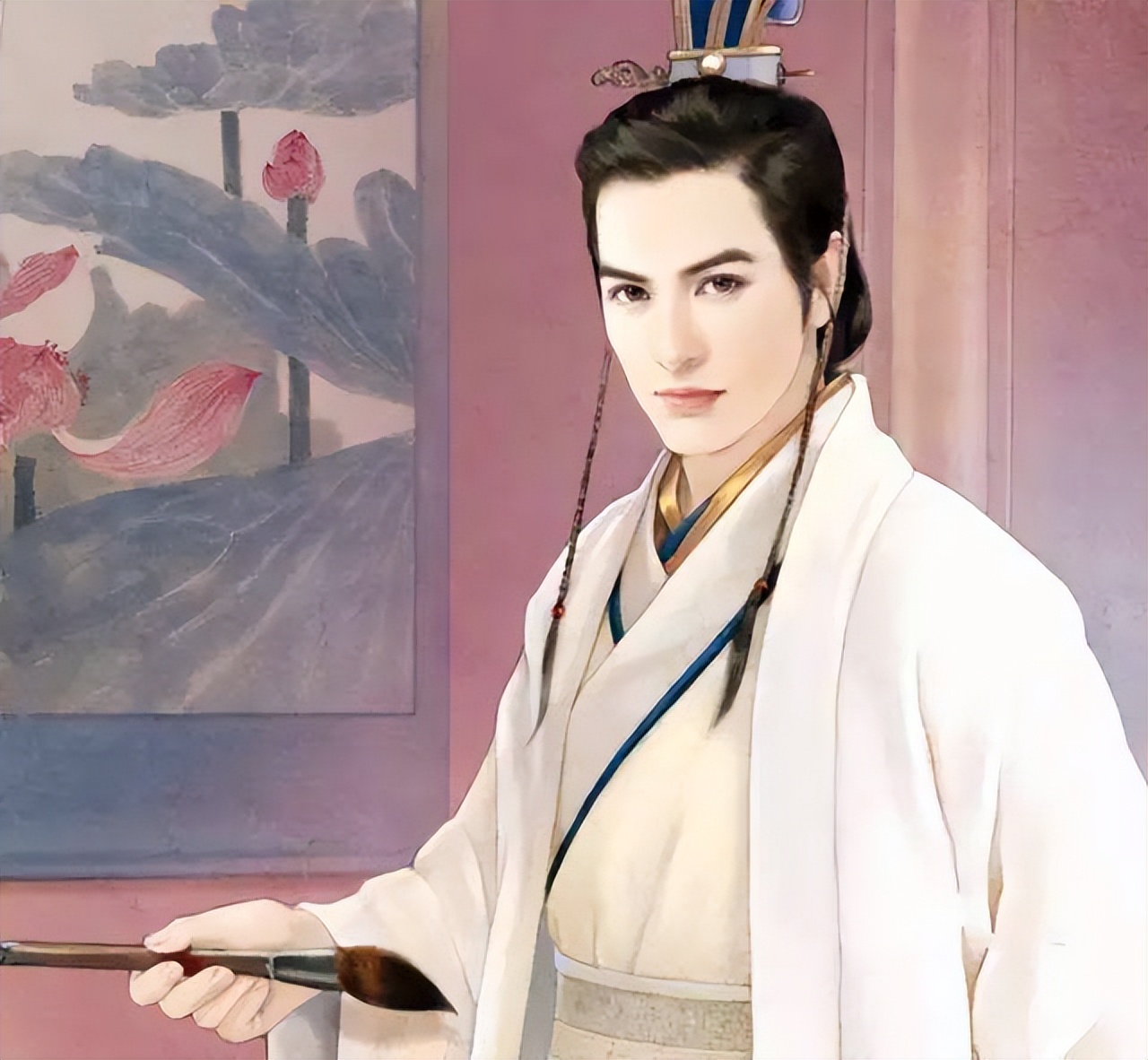 When Xie Jin came to visit, Cao Shangshu wanted to confront the pair ...