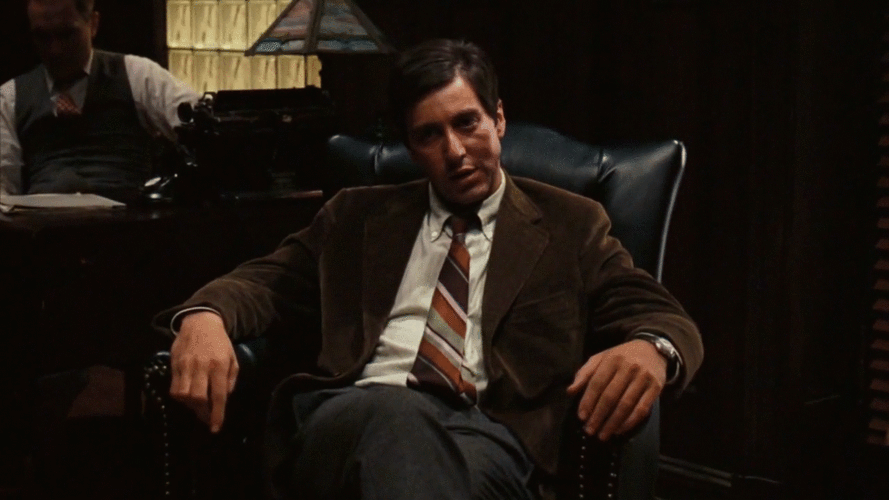 Power and morality are deeply explored in the movie "The Godfather" and ...