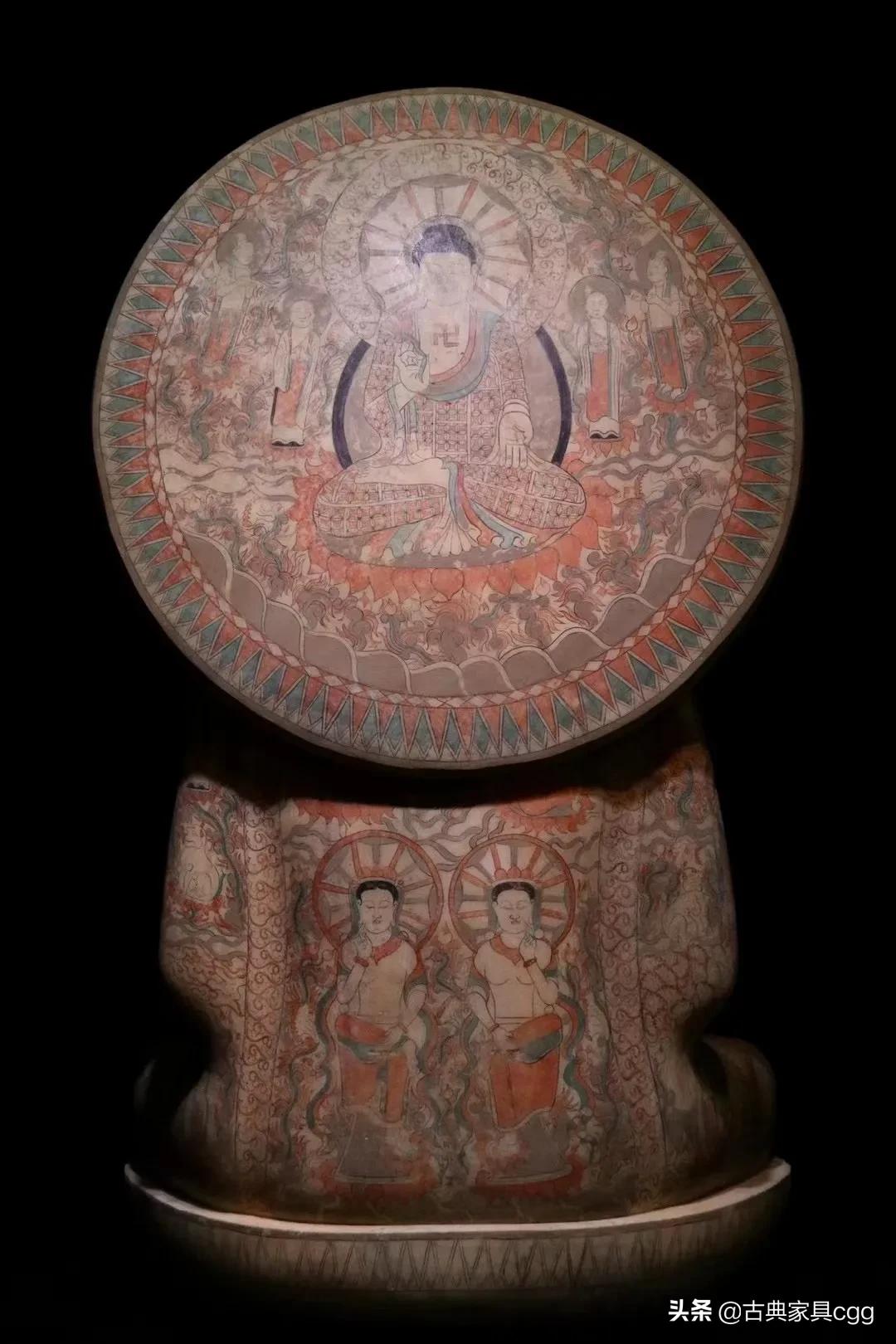 Northern Qi Han white jade painted seated Buddha - iNEWS