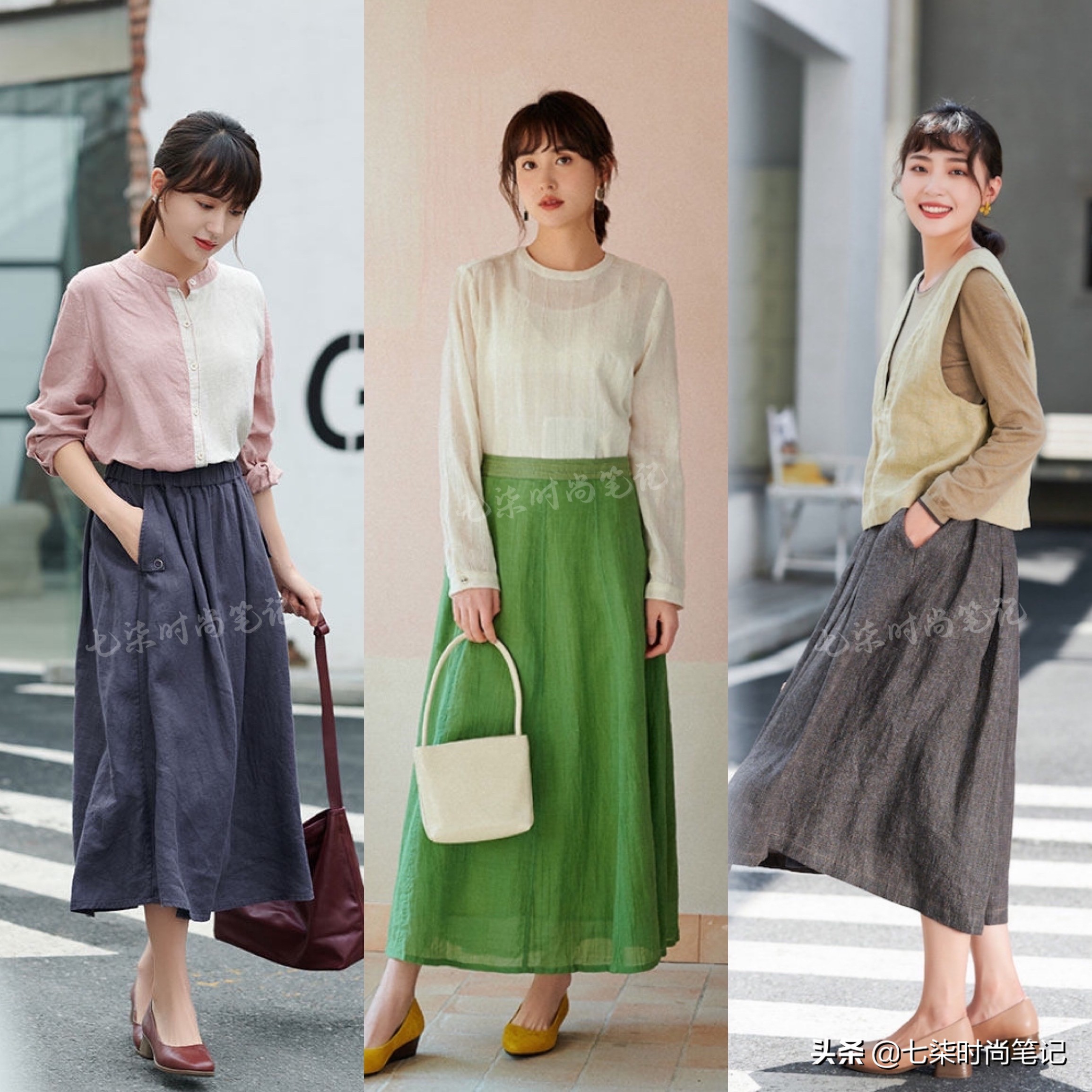 27 sets of fashionable spring outfits, gentle, artistic and comfortable ...