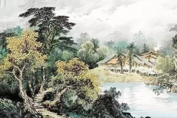 Meng Haoran wrote an idyllic poem and wrote a very beautiful rural ...