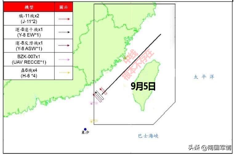 The PLA's three voyage drones "punch in" across the Taiwan Strait ...