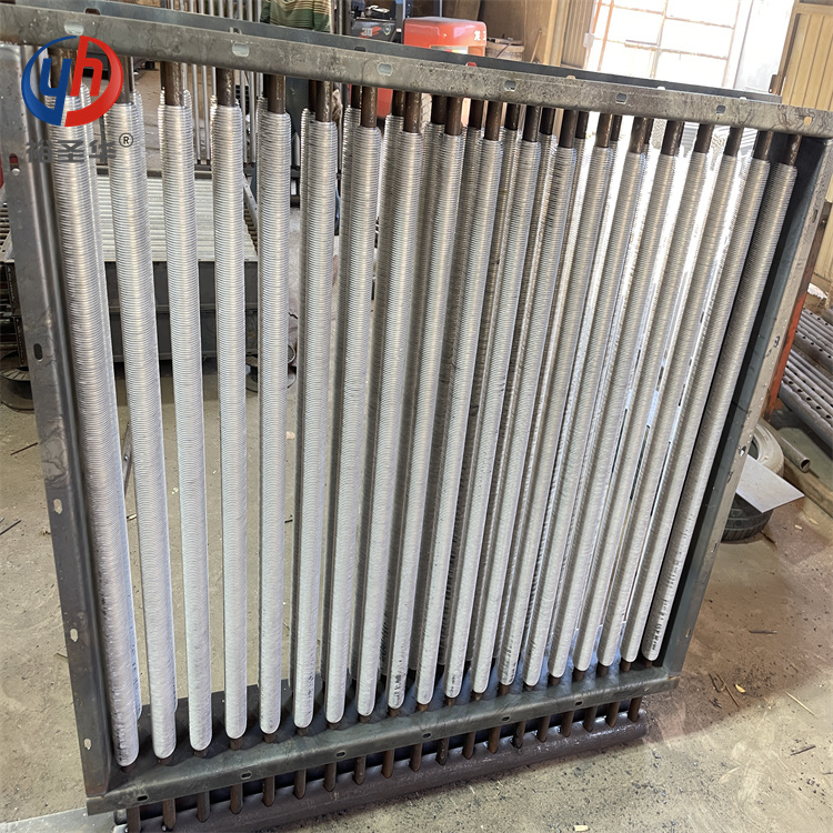 Spiral finned tube steel and aluminum heat exchanger - iNEWS