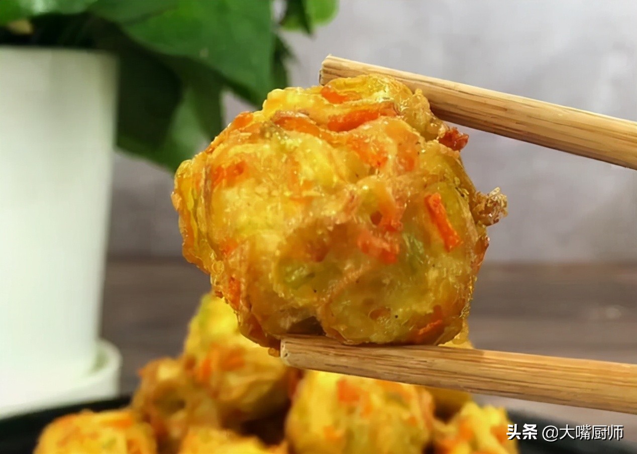 The recipe of fried radish meatballs that the restaurant does not ...