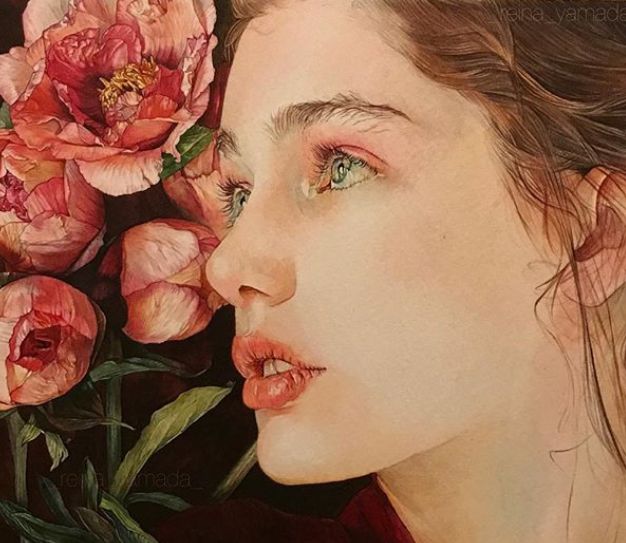 Japanese painter Reina Yamada takes the beauty of watercolor to the ...