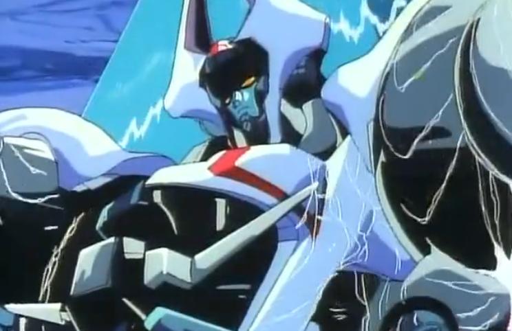 The early magic-style sci-fi mecha OVA animation, the mecha design is ...