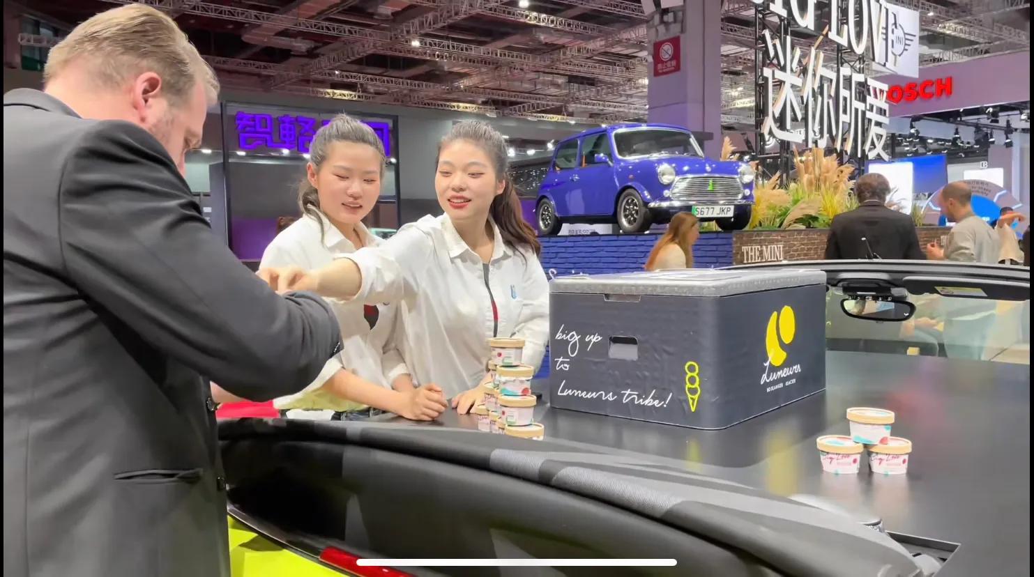 Really, the "girl" in the BMW mini ice cream incident - iNEWS