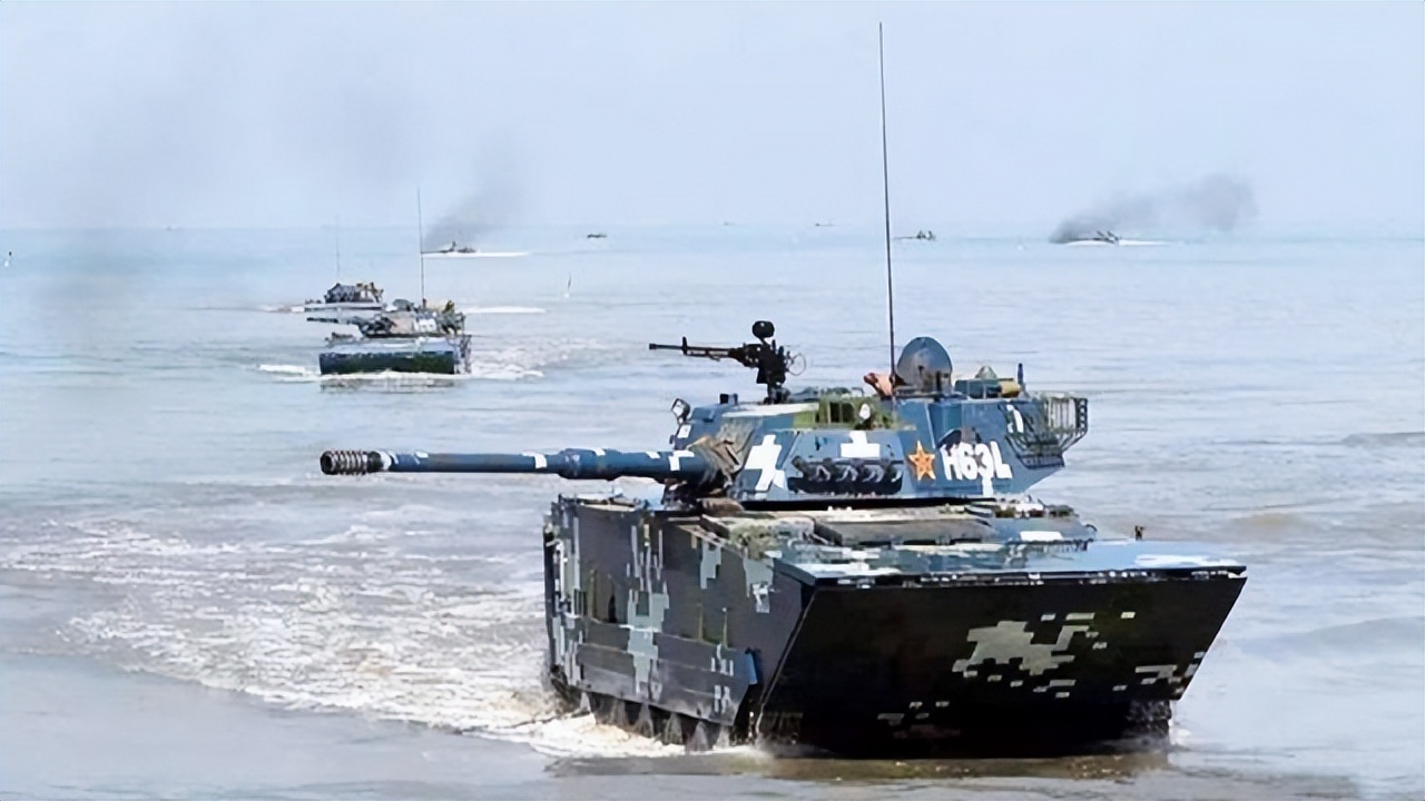 6 marine brigades, 5 amphibious brigades, PLA landing combat troops ...