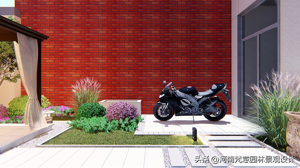 56㎡ courtyard landscape design case - iMedia