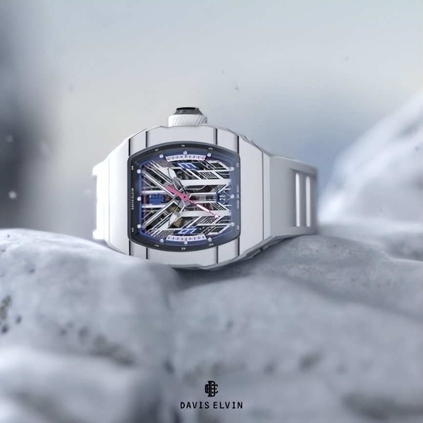 In addition to Richard Miller, DAVIS ELVIN this barrel-shaped watch is ...