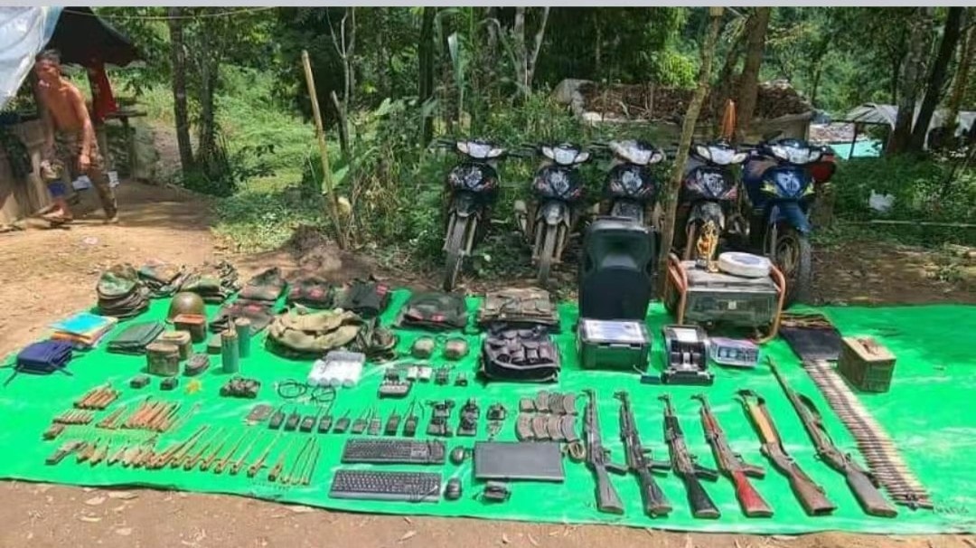 A Kachin Independence Army position at the junction of Kwegay and Muse ...