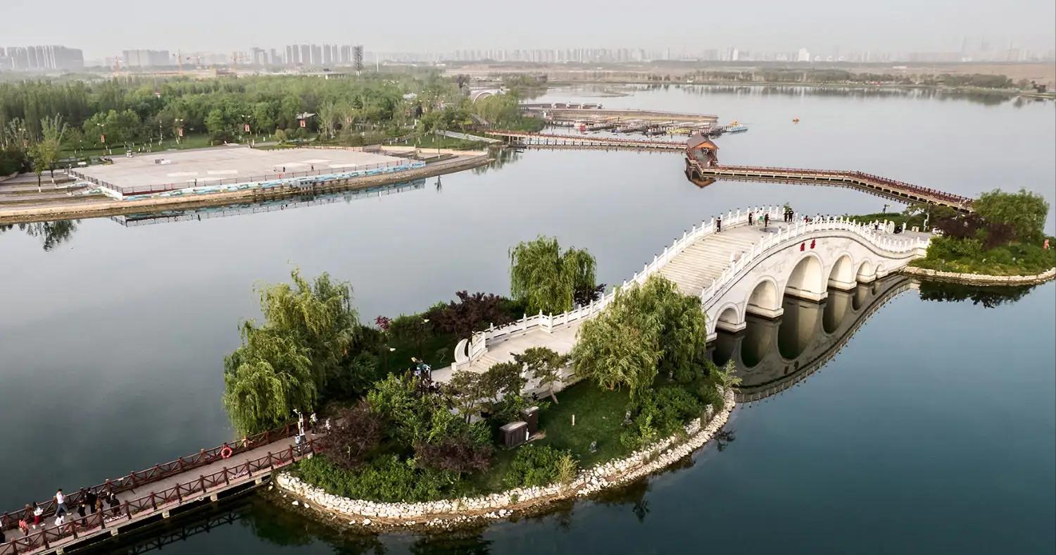 Shanglin Garden - the back garden of Emperor Wu of the Han Dynasty, the ...