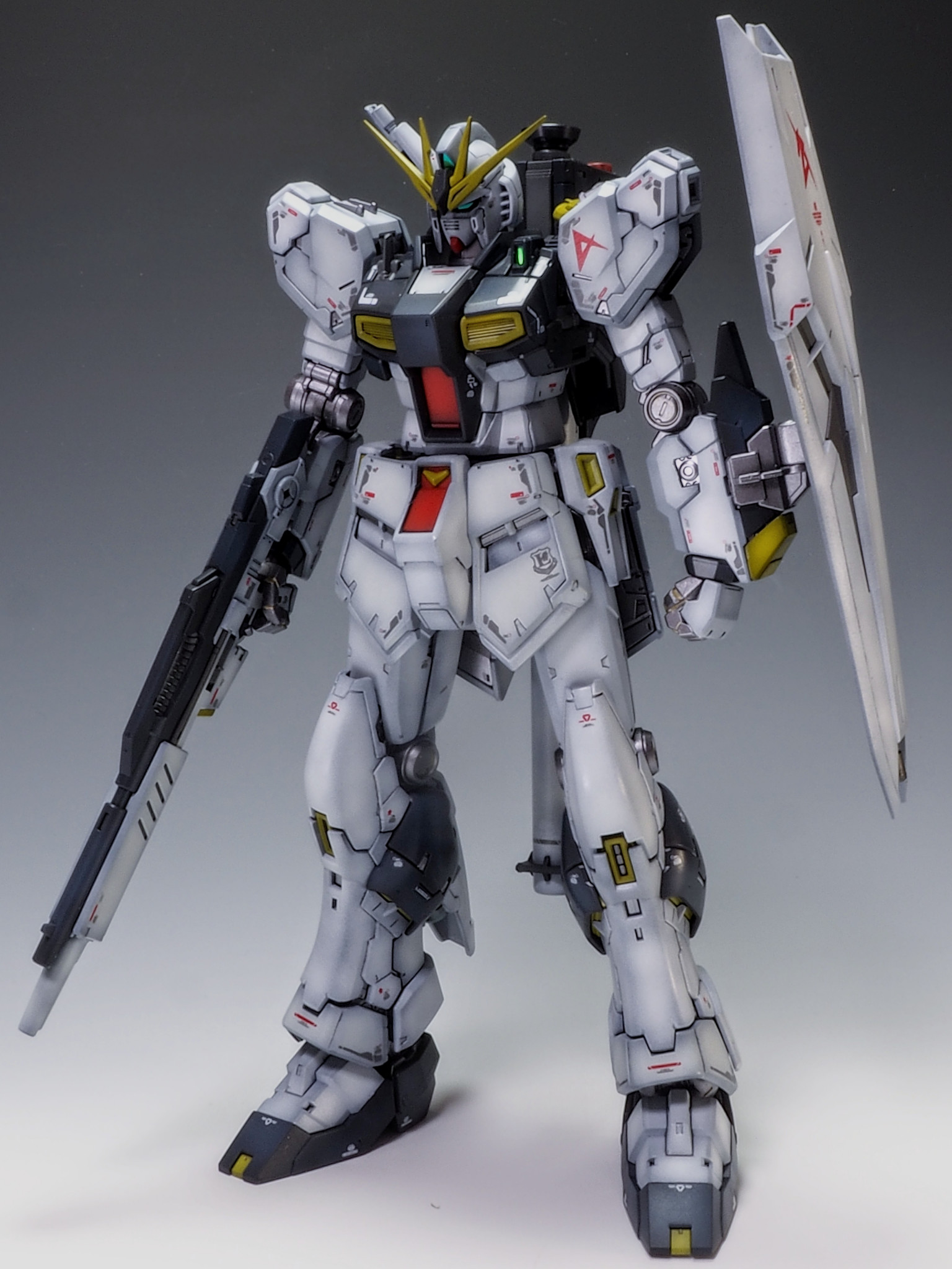 Cotton smoke special effects, shadow painting cow Gundam scene ...