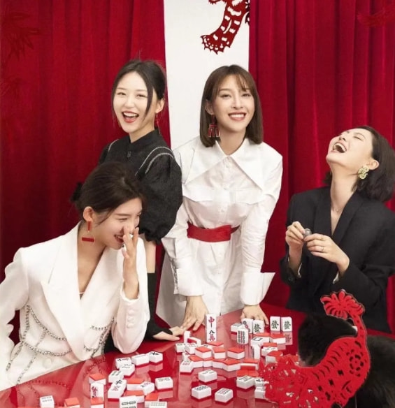 "Heartbeat 4" Kong Ruchun played mahjong on his birthday, only 4 of the ...