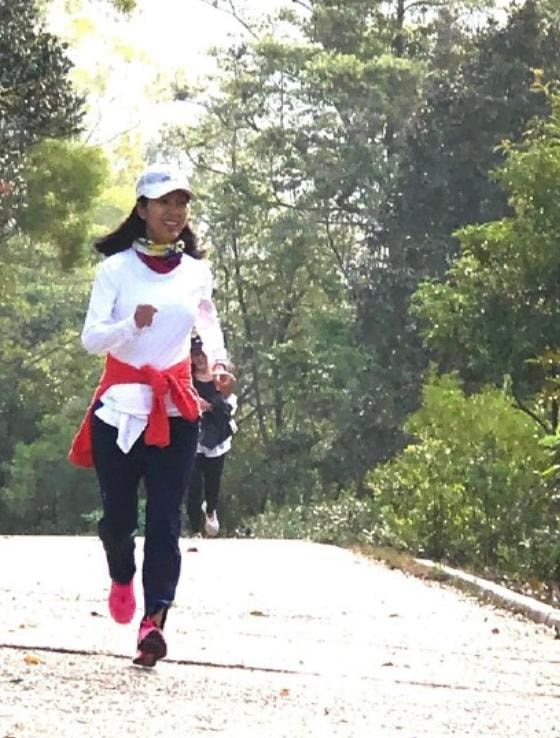 I met Michelle running on the mountain by chance. She was dark and ...