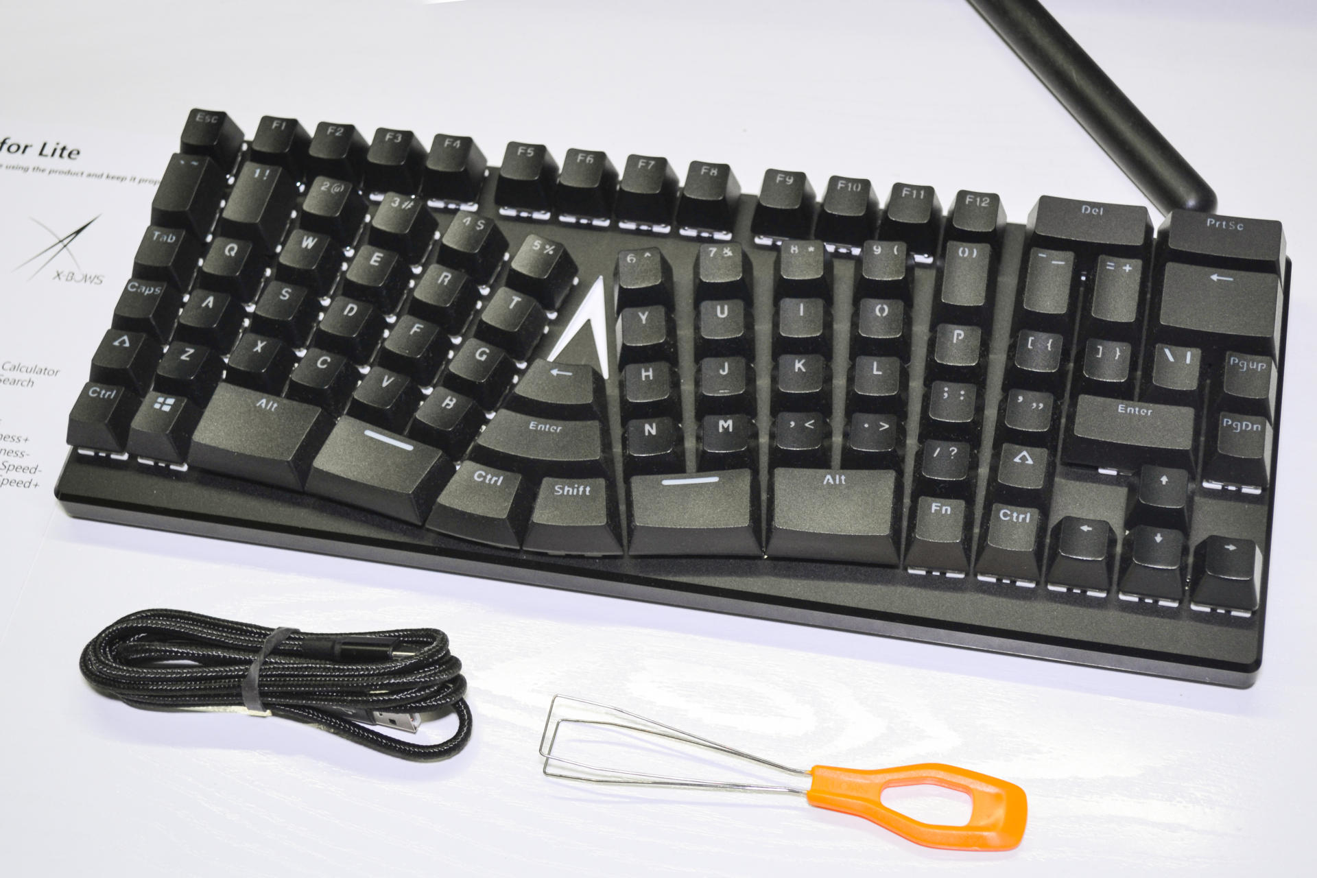 The X-BOWS engineering keyboard is easier to type, and my wrist is ...