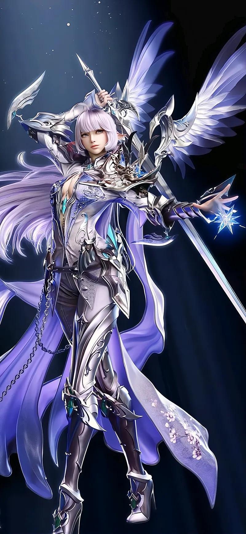 152 Sassy female warrior game CG beauty 3D goddess 4k full screen ultra ...