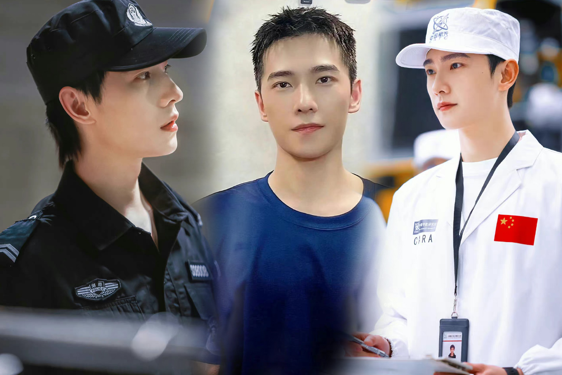 Yang Yang's new drama is finished with a happy laugh, as if he has been ...