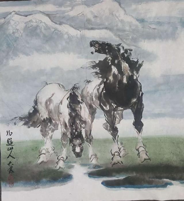 The art works of Liu Dalin, a painter of the Western Regions ...